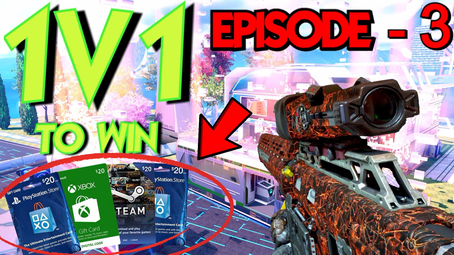 Challenge me to win money! 1v1 giving out money to winners BO3 ep. 3