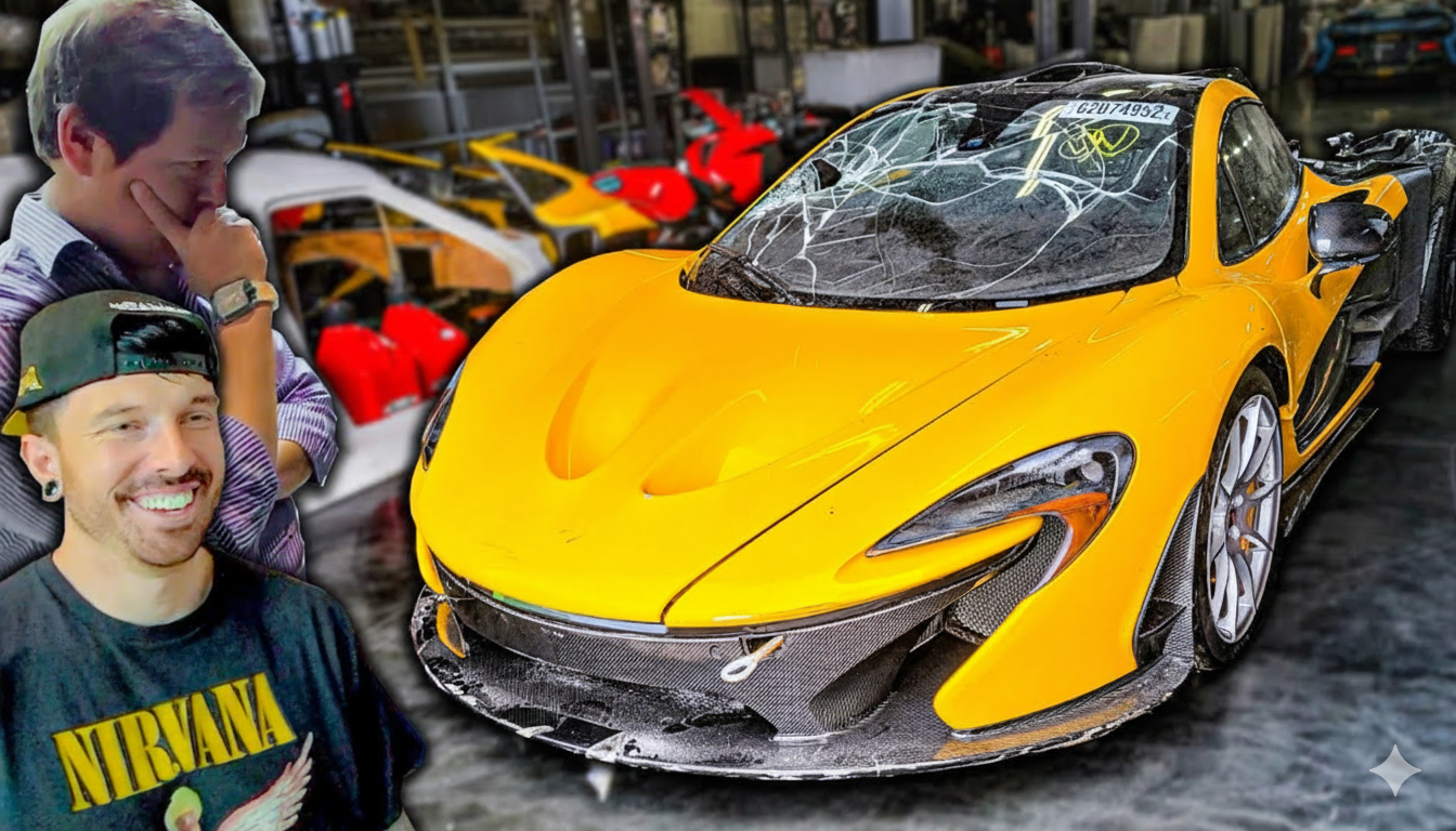 What famous car YouTubers really said after seeing this flooded McLaren