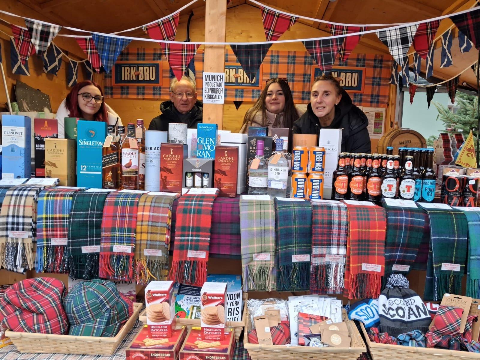 A piece of Kirkcaldy and Scotland at Ingolstadt's Christkindlmarkt
