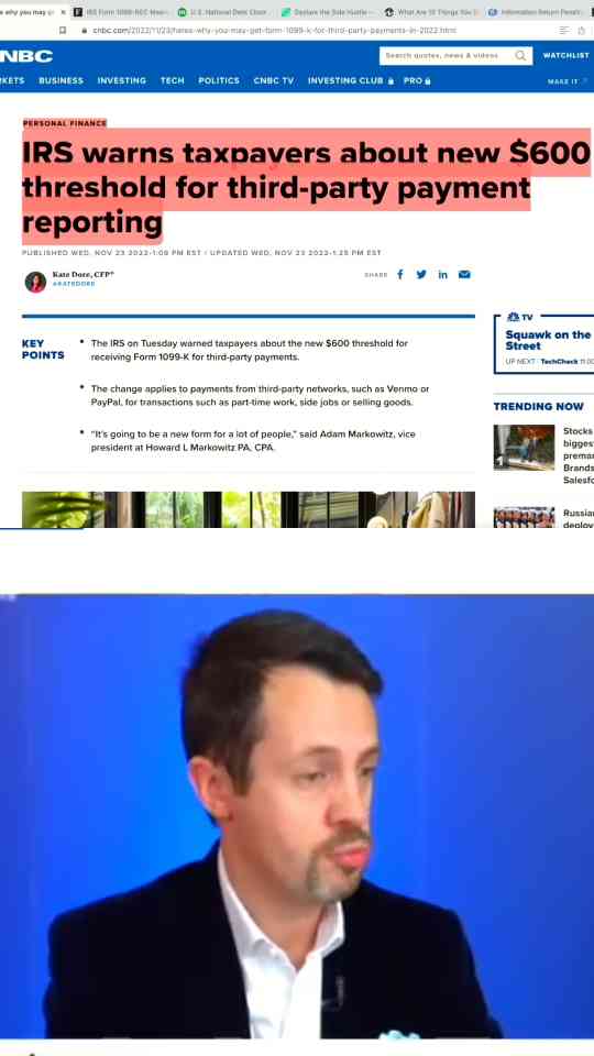 Who gets caught in the $600 IRS trap