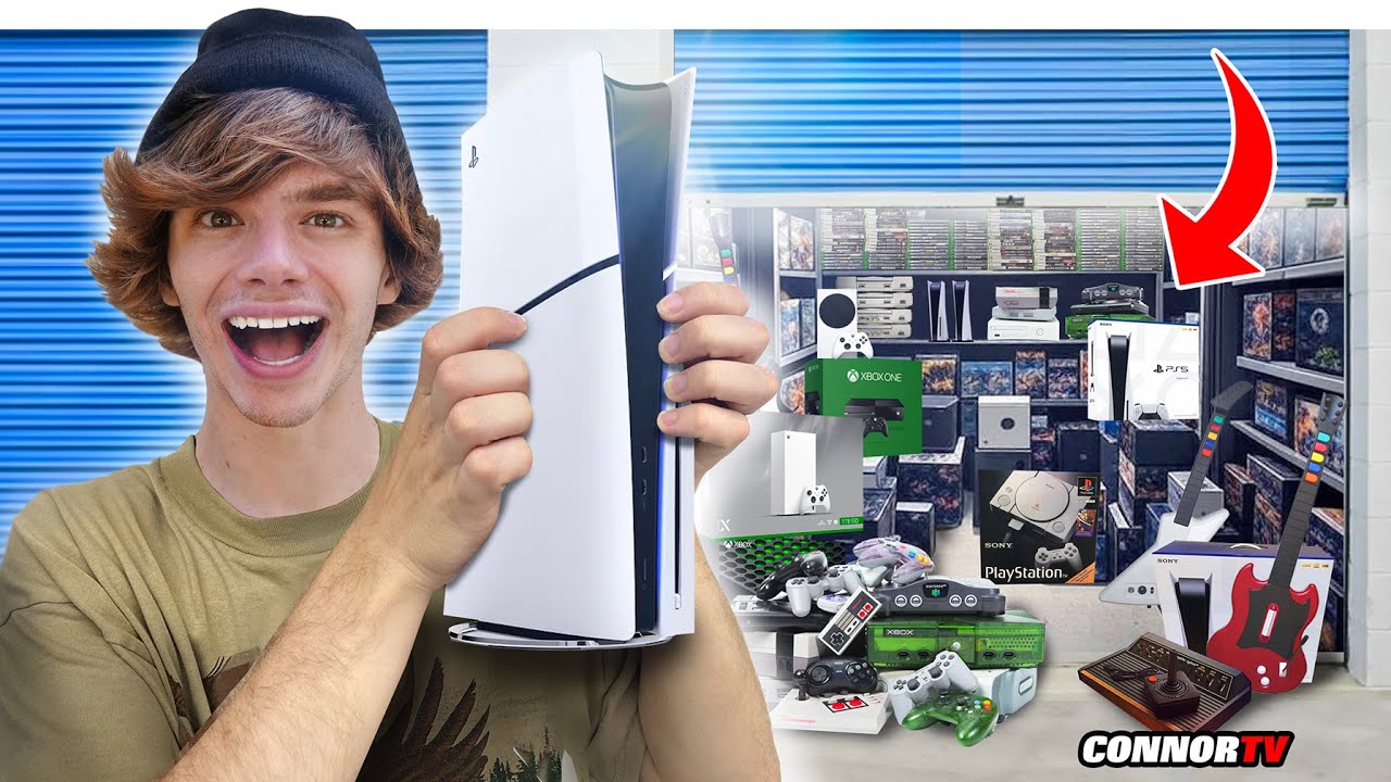 Opening a $20,000 abandoned game locker
