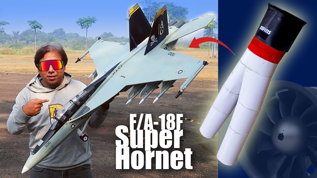 Build an F-18 Super Hornet RC jet | Single EDF flight guide