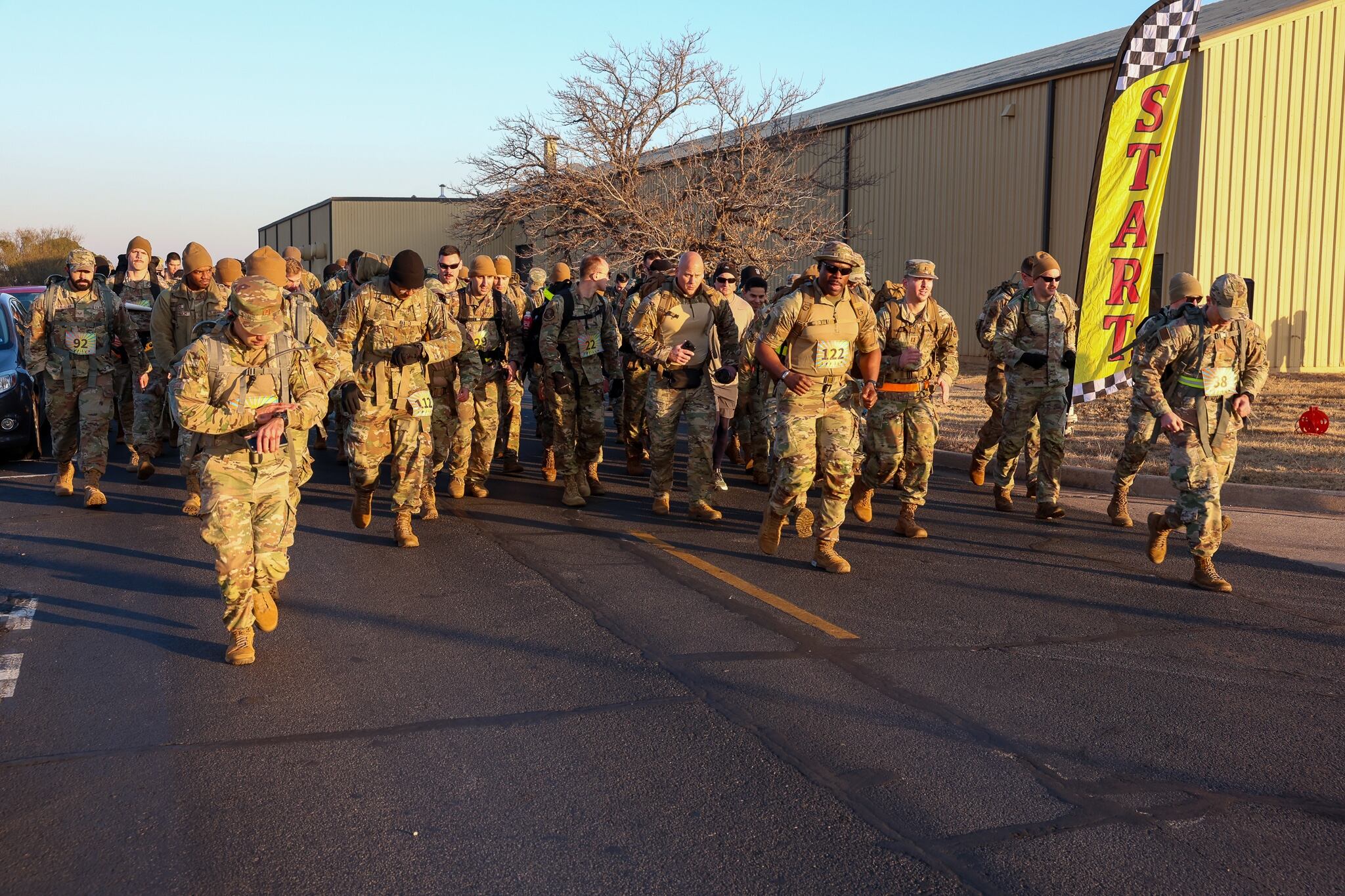 Sheppard AFB personnel complete Norwegian foot march