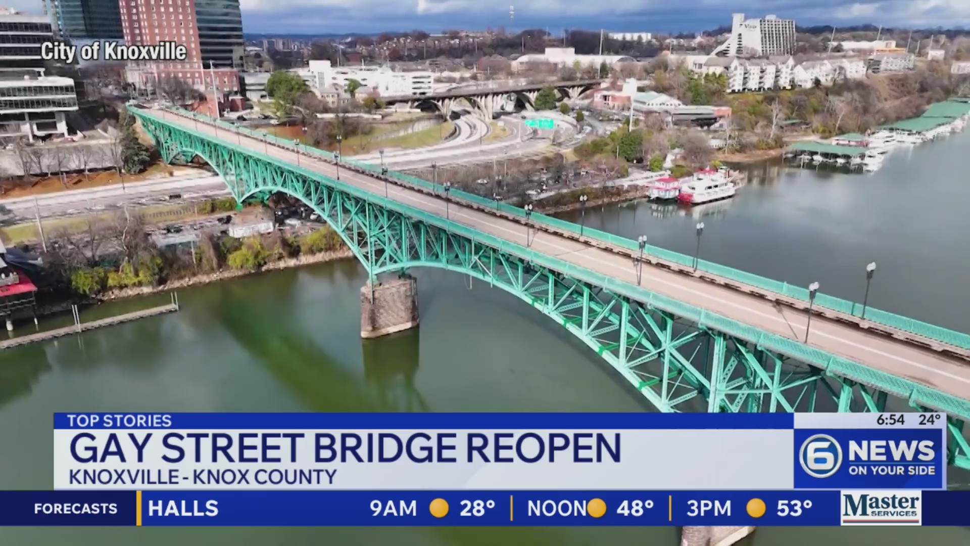 Gay Street Bridge reopens to pedestrians and bicyclists