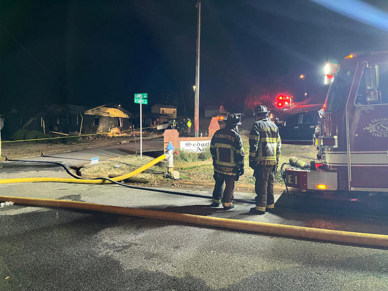 12 firefighters injured after explosion inside Rowan County home ...