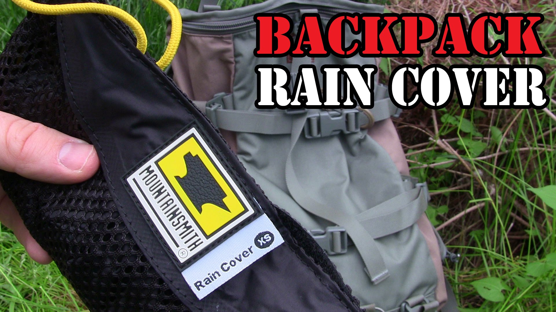 Mountainsmith backpack rain cover protects gear in storms