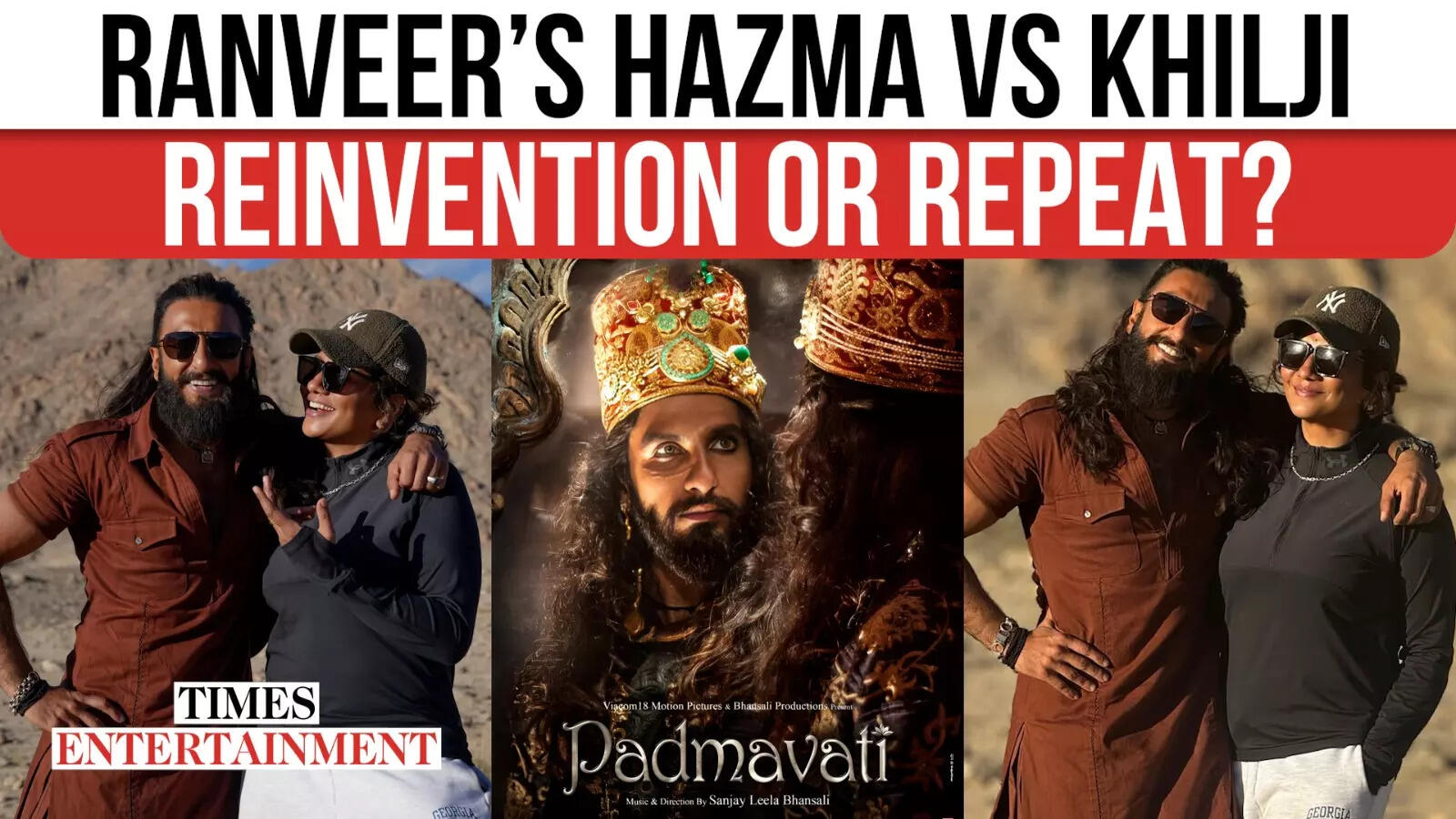 Is Ranveer Singh’s Hazma Ali Mazari too similar to Khilji? Makeup ...