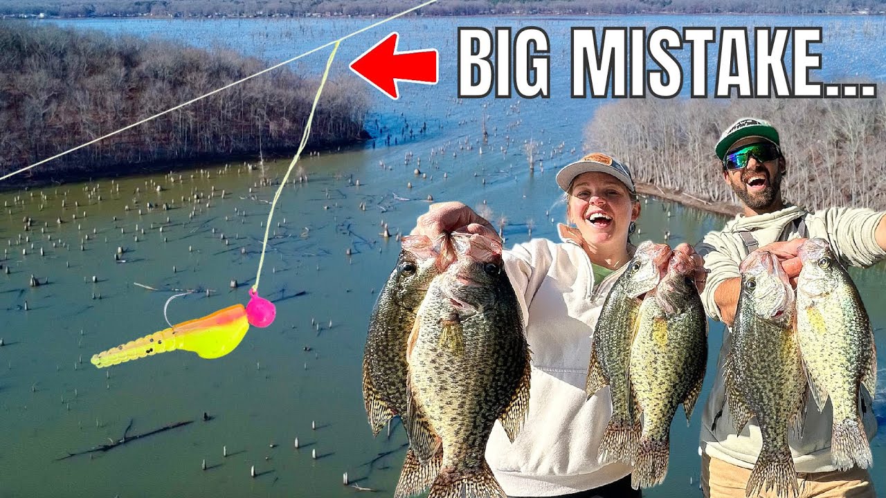 See why you're making a big crappie fishing mistake