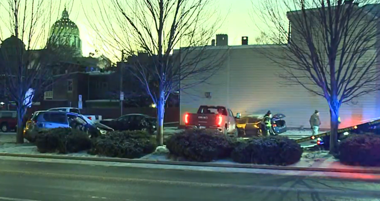5-vehicle crash sends 2 people to the hospital, shuts down roads