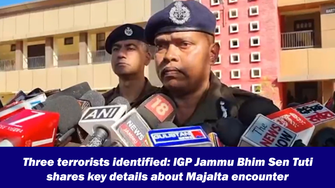 Three terrorists identified: IGP Jammu Bhim Sen Tuti shares key details ...