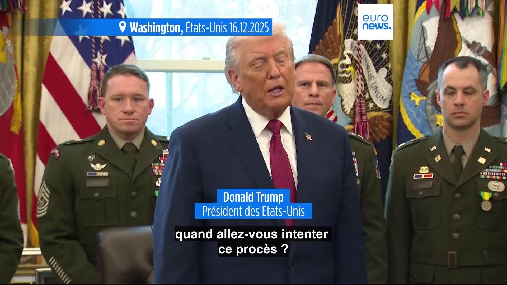 Montage truqué : Donald Trump porte plainte contre la BBC et réclame 10 ...