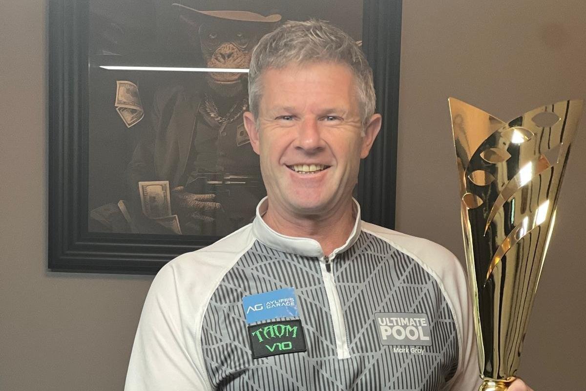 Local pool star Gray completes a 'crazy good' year with success in a ...