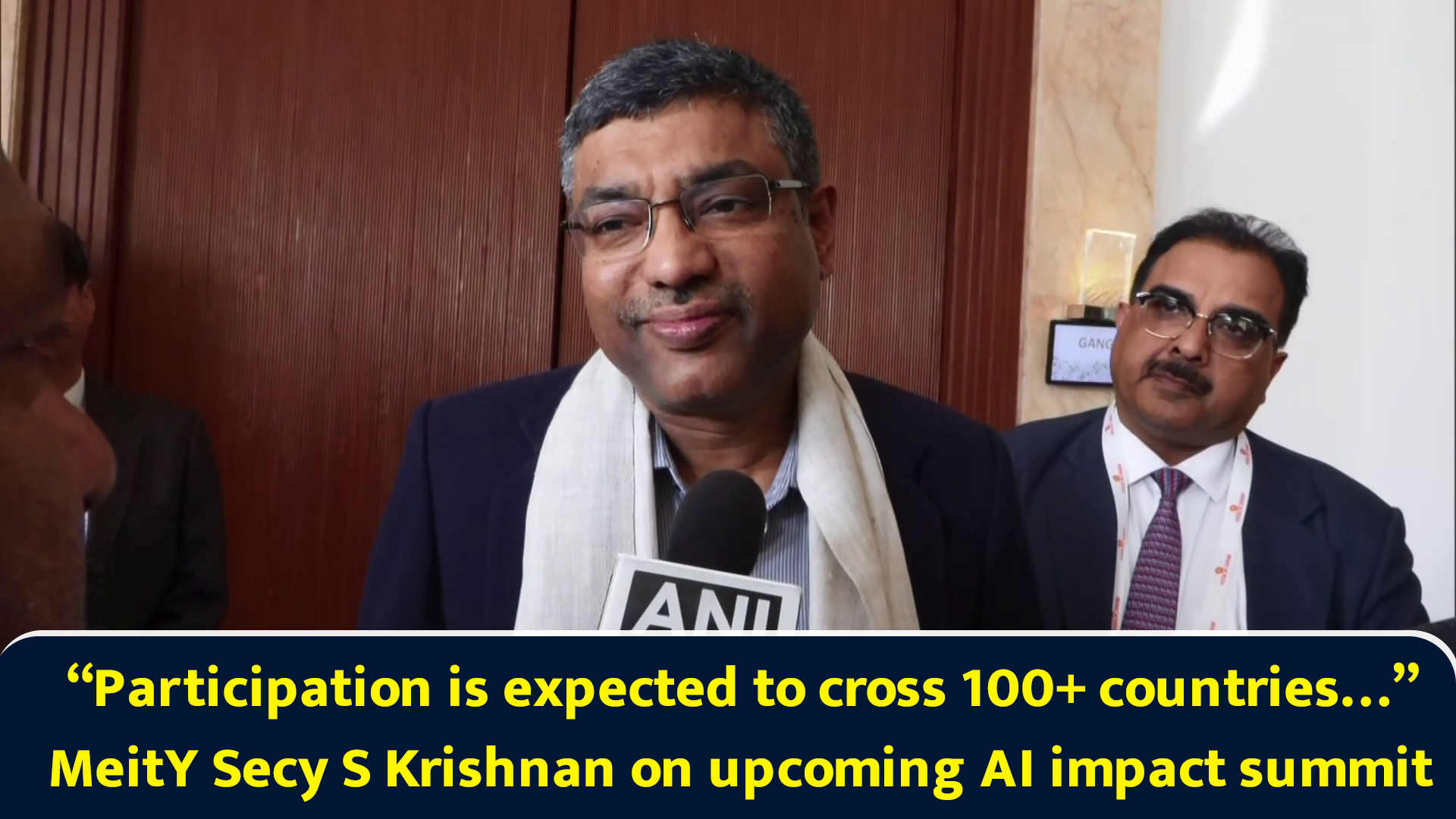 Participation is expected to cross 100+ countries... MeitY Secy S ...