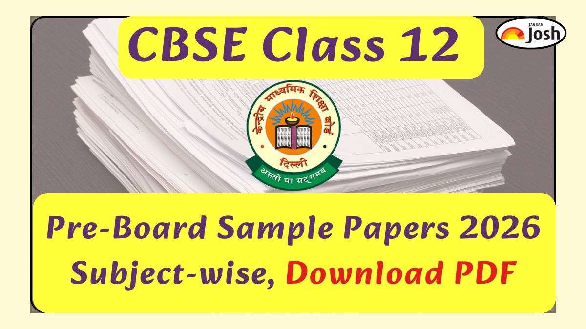 CBSE class 12 pre-board sample papers 2026 subject-wise, download PDF