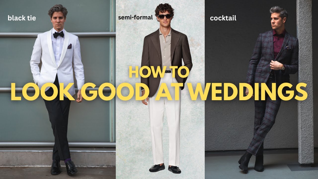 What to wear for every wedding dress code (and what they really mean)