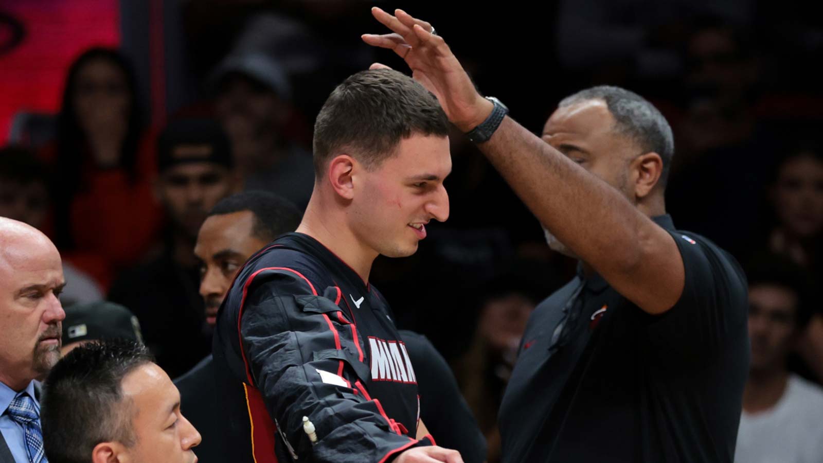 Heat’s Nikola Jovic believed to have 'dodged a bullet' after scary ...