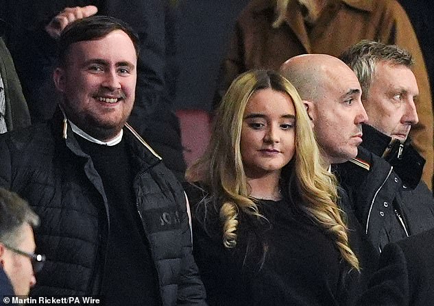 Luke Littler and beautician girlfriend enjoy night at Man United's 4-4 ...