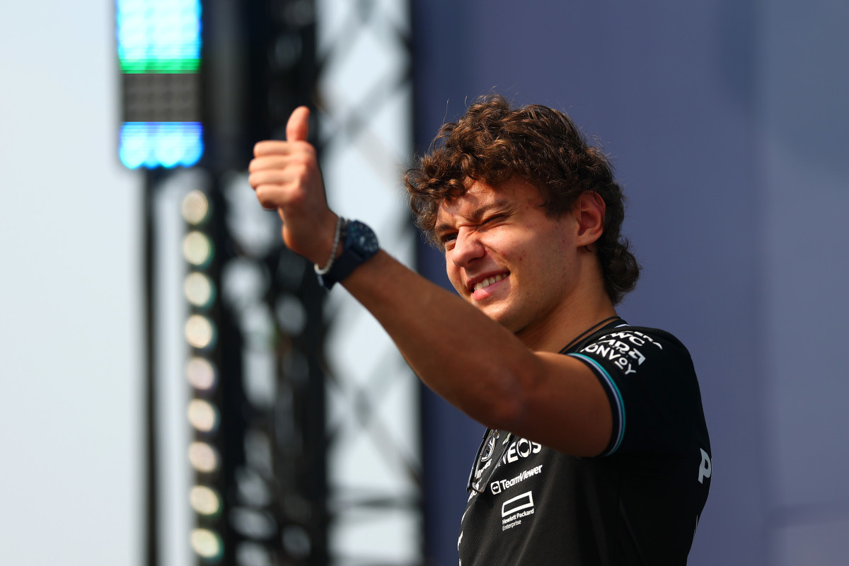 Kimi Antonelli races as 'Henry Shovlin' and dominates kart track