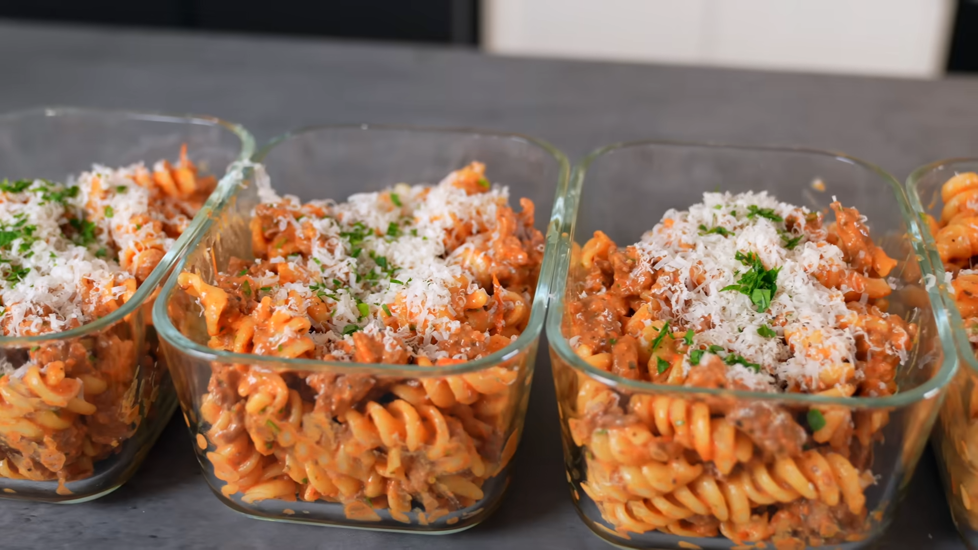 64g protein pasta meal prep for the week