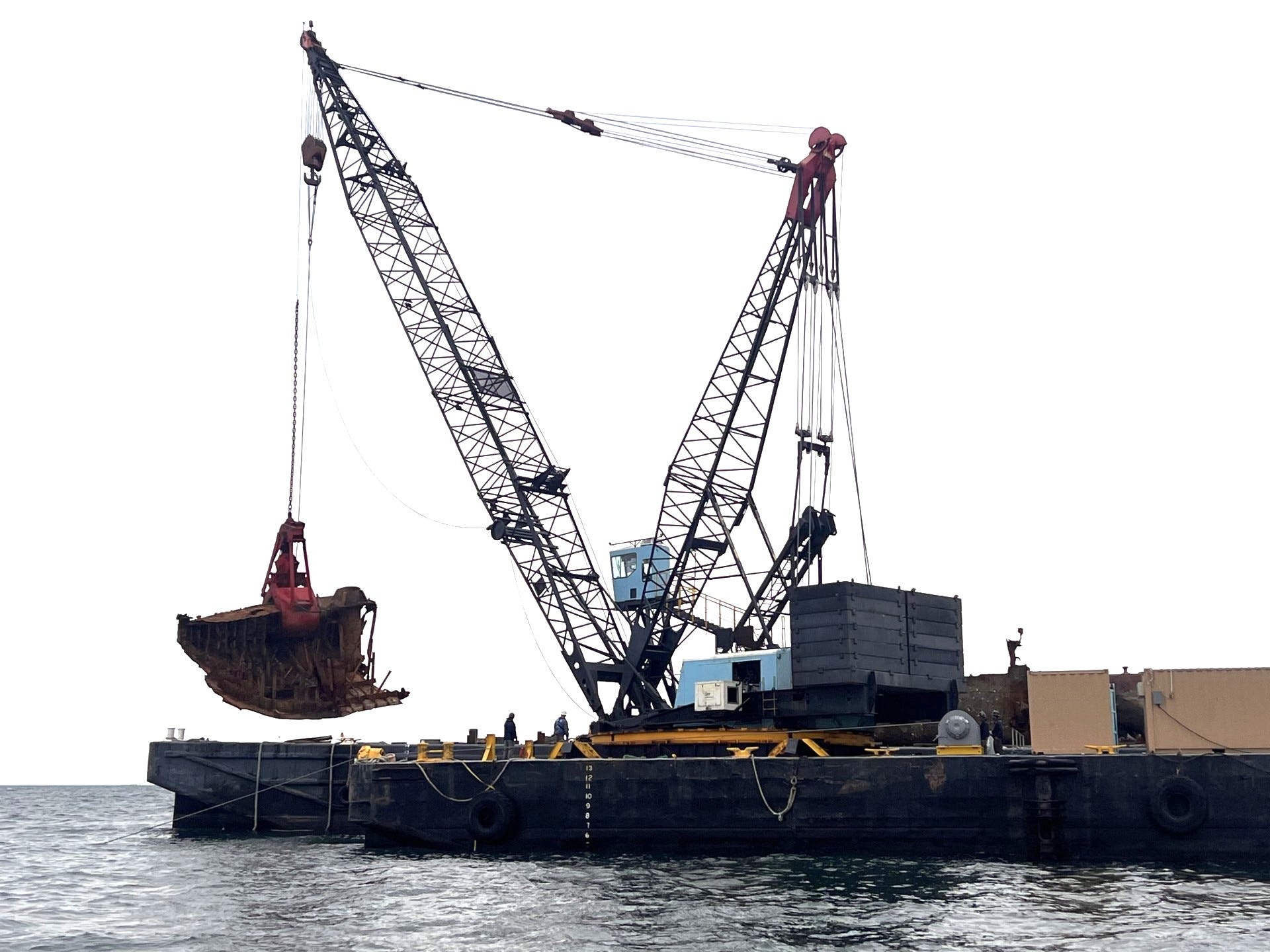 Sea Girt Reef gets car barge reef habitat the size of a football field