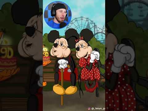 Artistic depictions imagining older cartoon characters