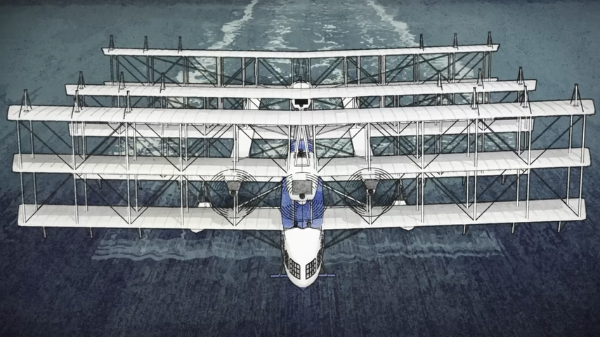 What stopped the first passenger flight to America