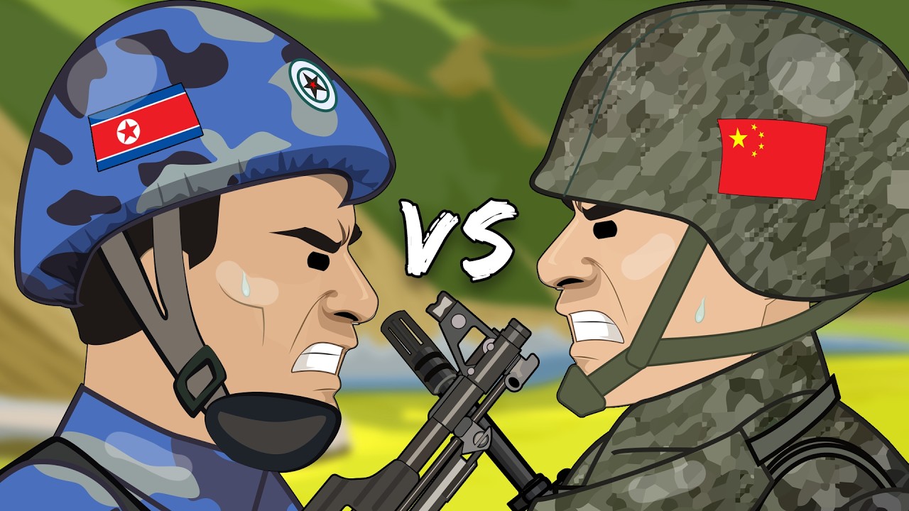 A day in the life of a North Korean soldier vs. Chinese PLA soldier