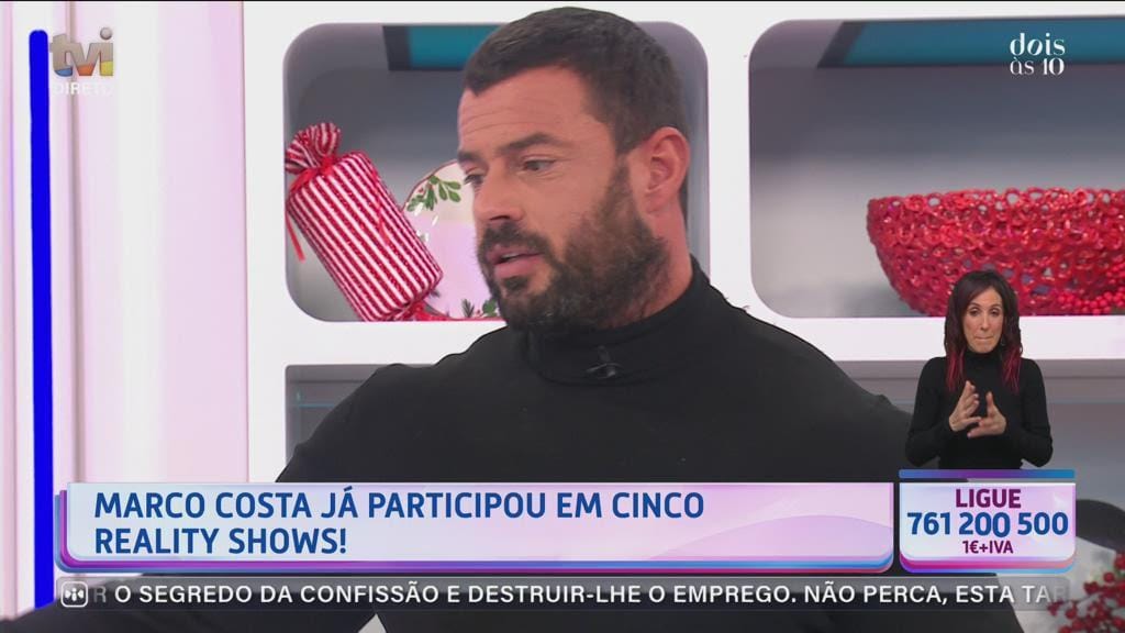 Marco Costa fala sobre possíveis confrontos se voltasse a um reality ...