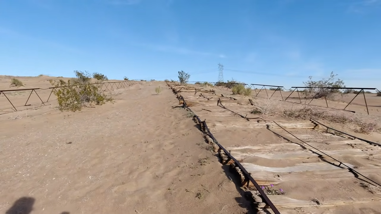 Why California built a road out of wood across the desert