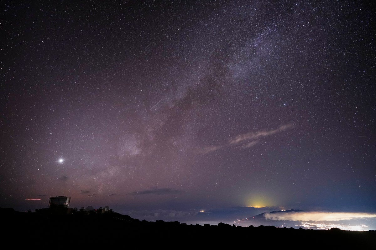 Something in space is sending us bright blue flashes