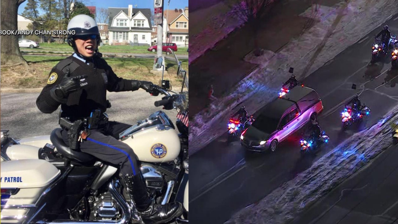 Officer Andy Chan funeral: Mourners gather in Philadelphia for funeral ...