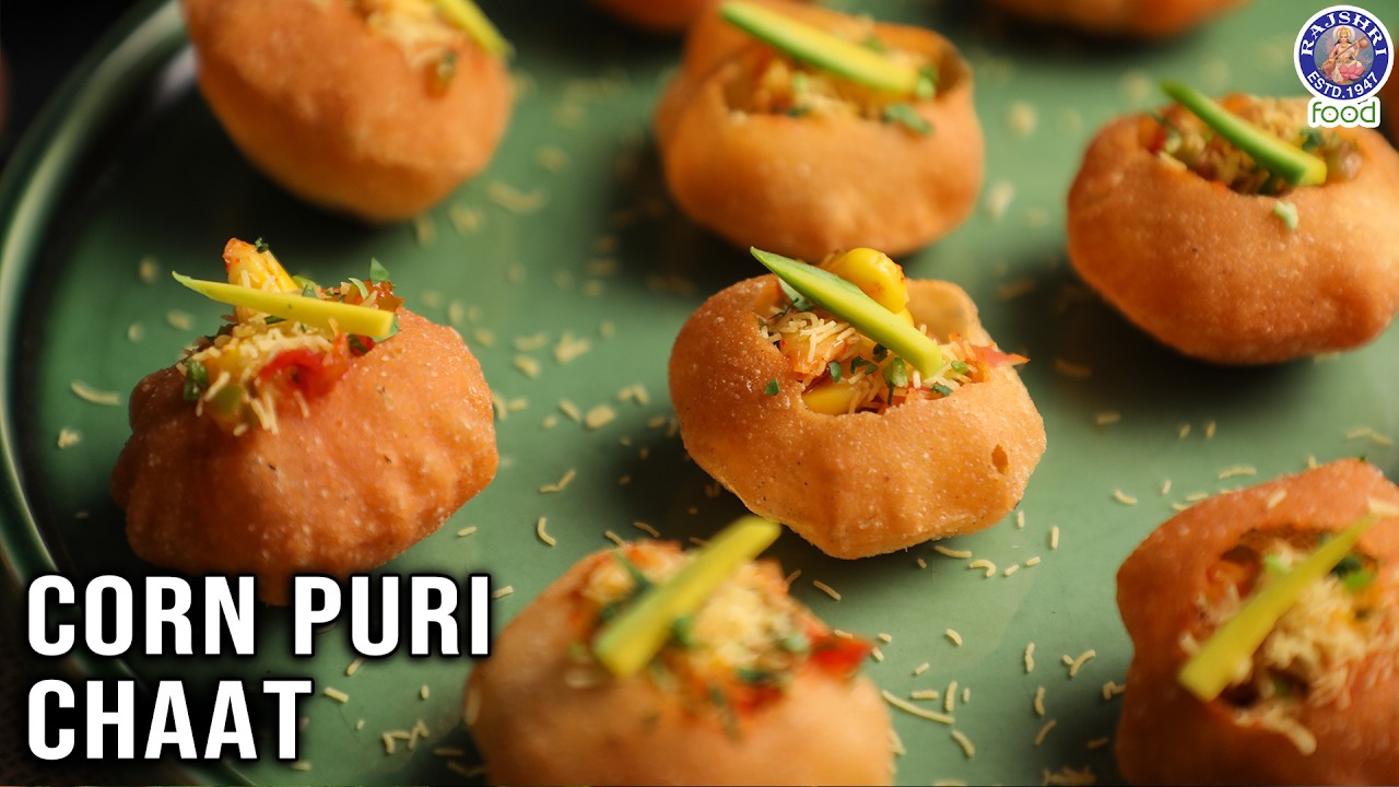 How to make corn puri chaat
