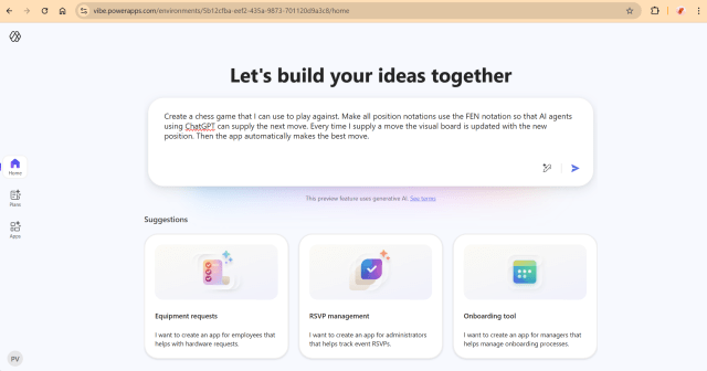 How to Vibe code yourself a Power App on vibe.powerapps.com