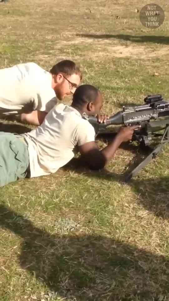 Dead gunner