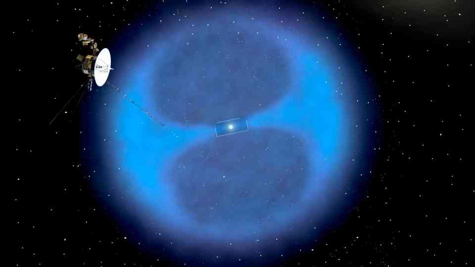 The day Voyager vanishes into the Oort Cloud