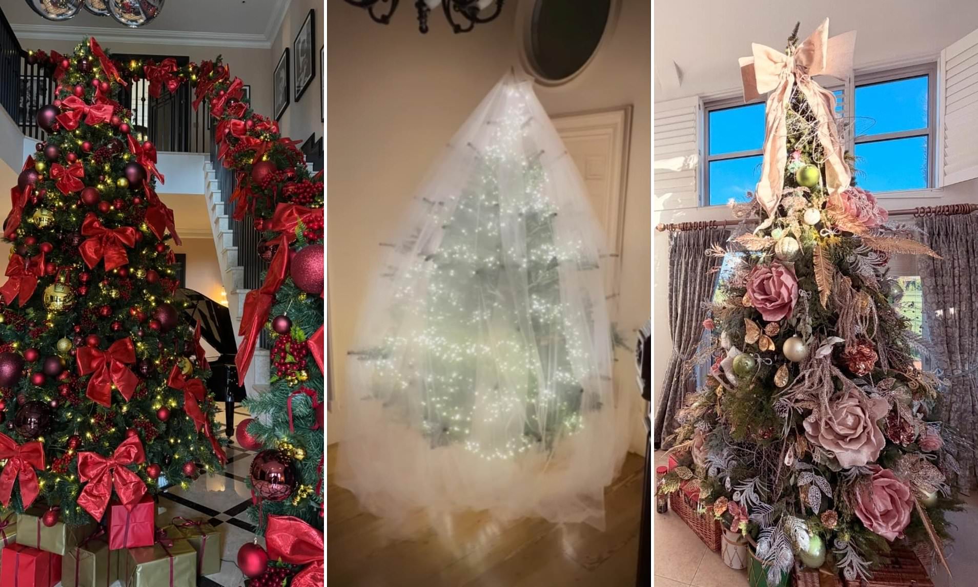 Celebrity Christmas trees ranked from tacky to tasteful - including ...