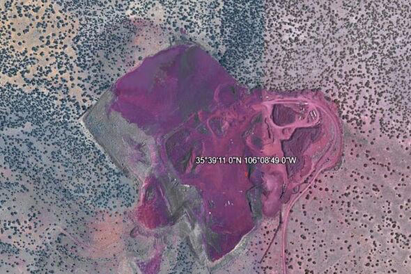 Google Earth users spot 'large pile of blood' in US desert, sparking ...