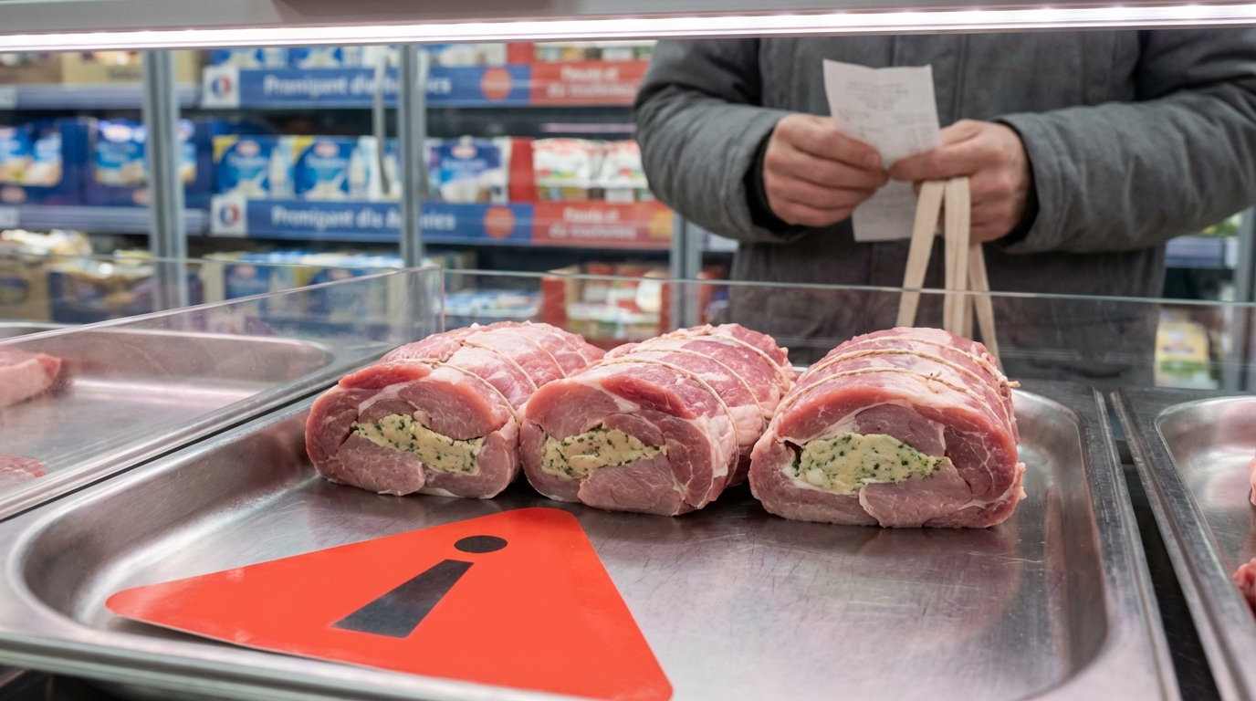 Rappel chez Carrefour : cette viande de porc du rayon boucherie peut ...
