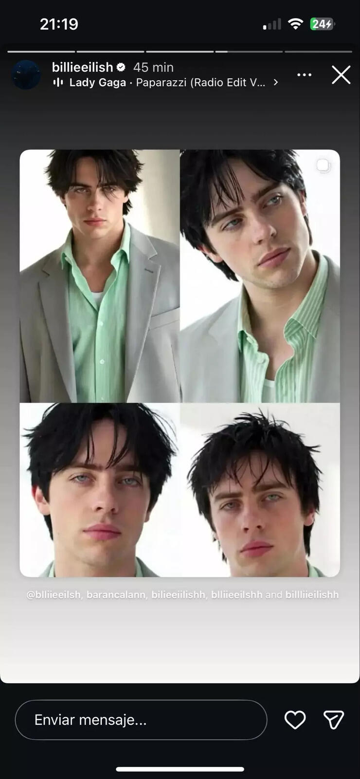 Billie Eilish dubbed 'hypocrite' for sharing AI-generated photos of her ...