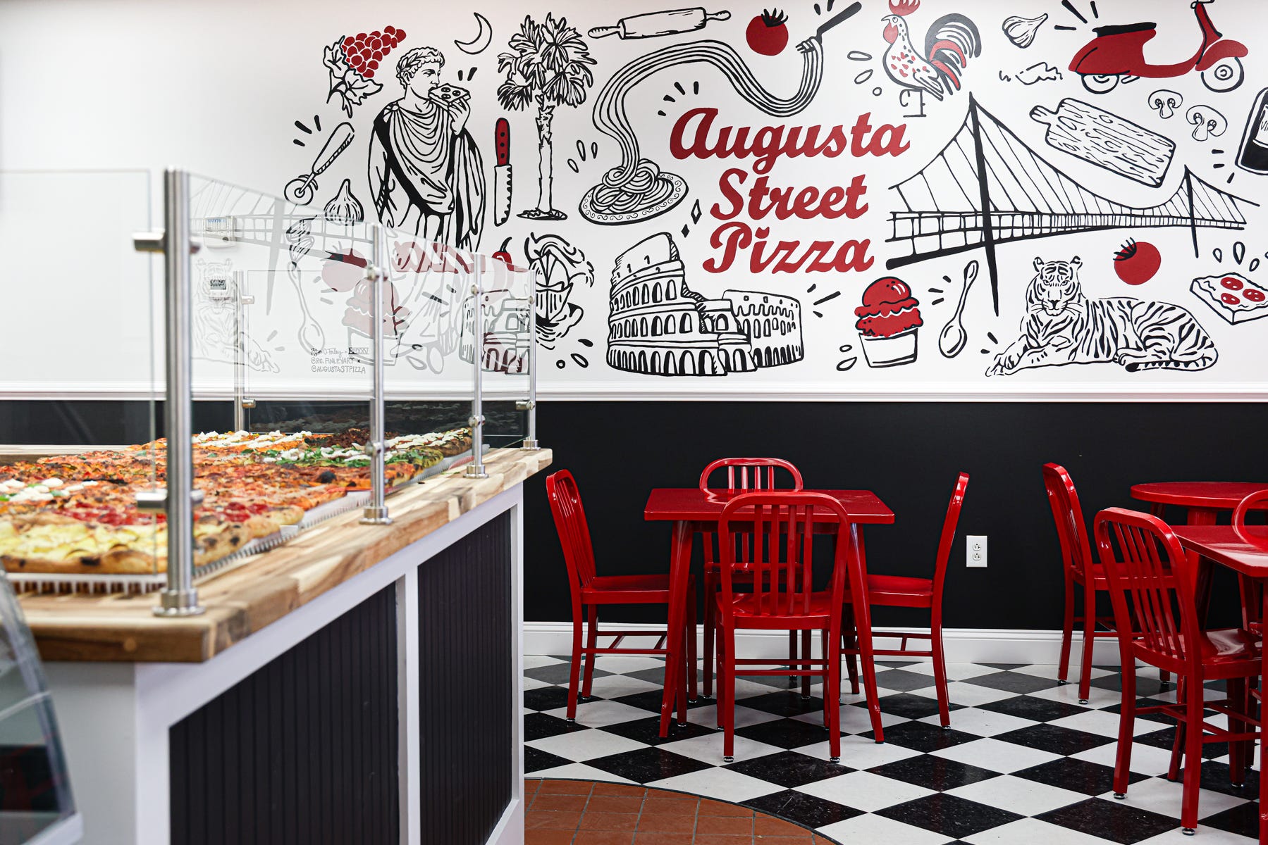 From Wall Street to Augusta Street, new pizza shop owners set opening date