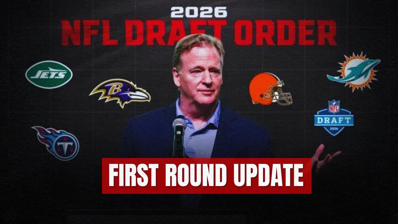 NFL draft order update first round pick position for every franchise in ...