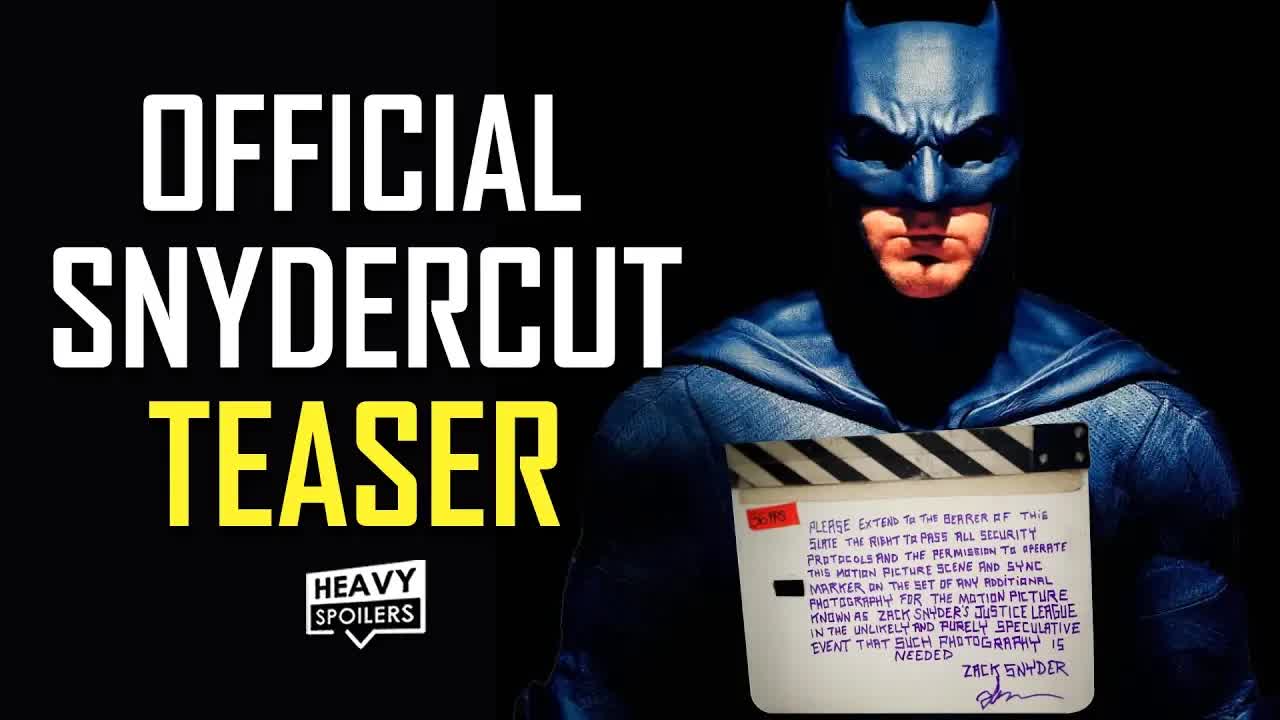 Official Snydercut update: Zack Snyder drops statement that teases ...