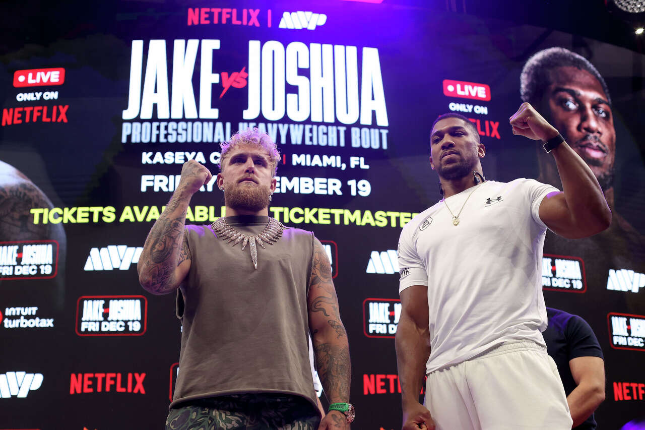 Jake Paul is fighting heavyweight Anthony Joshua on Netflix. See time ...