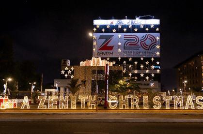 Zenith Bank lights up Airport enclave, Zenith Heights for Christmas