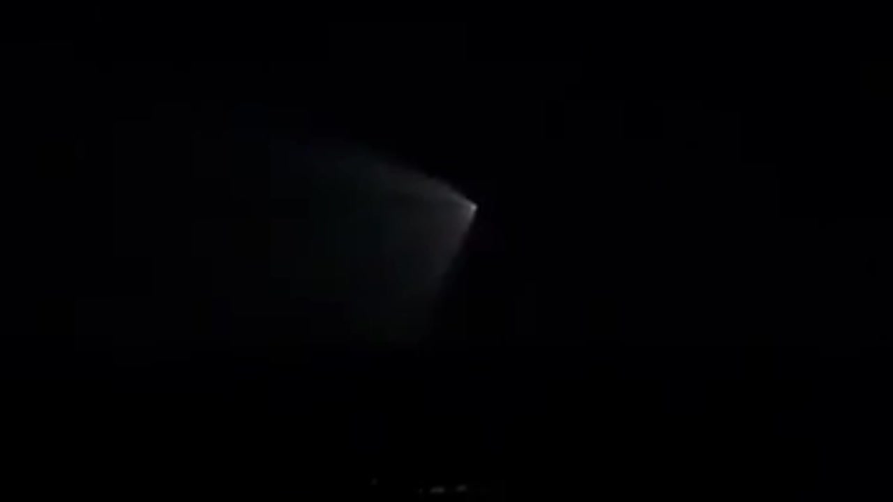 Mysterious cone-shaped light spotted in night sky over northern Thailand