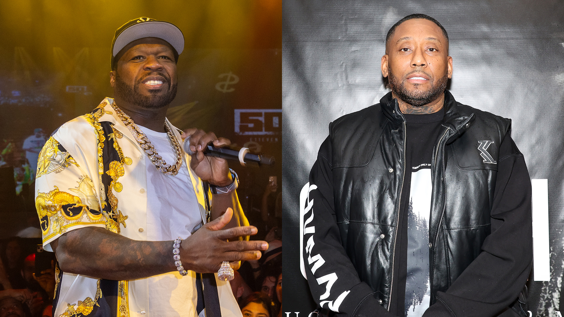 50 Cent accuses 'Let's Rap About It' podcast hosts of squatting, Maino ...