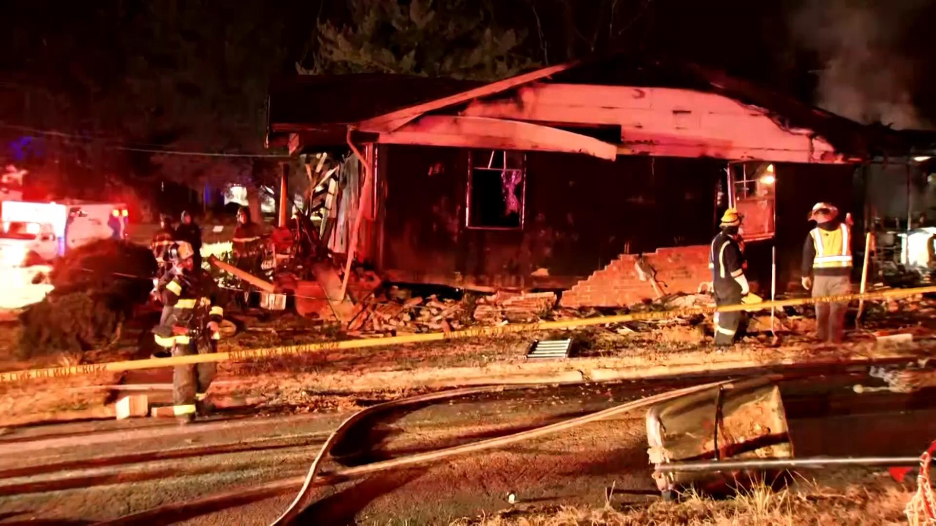 11 firefighters and 2 other people injured after North Carolina house ...