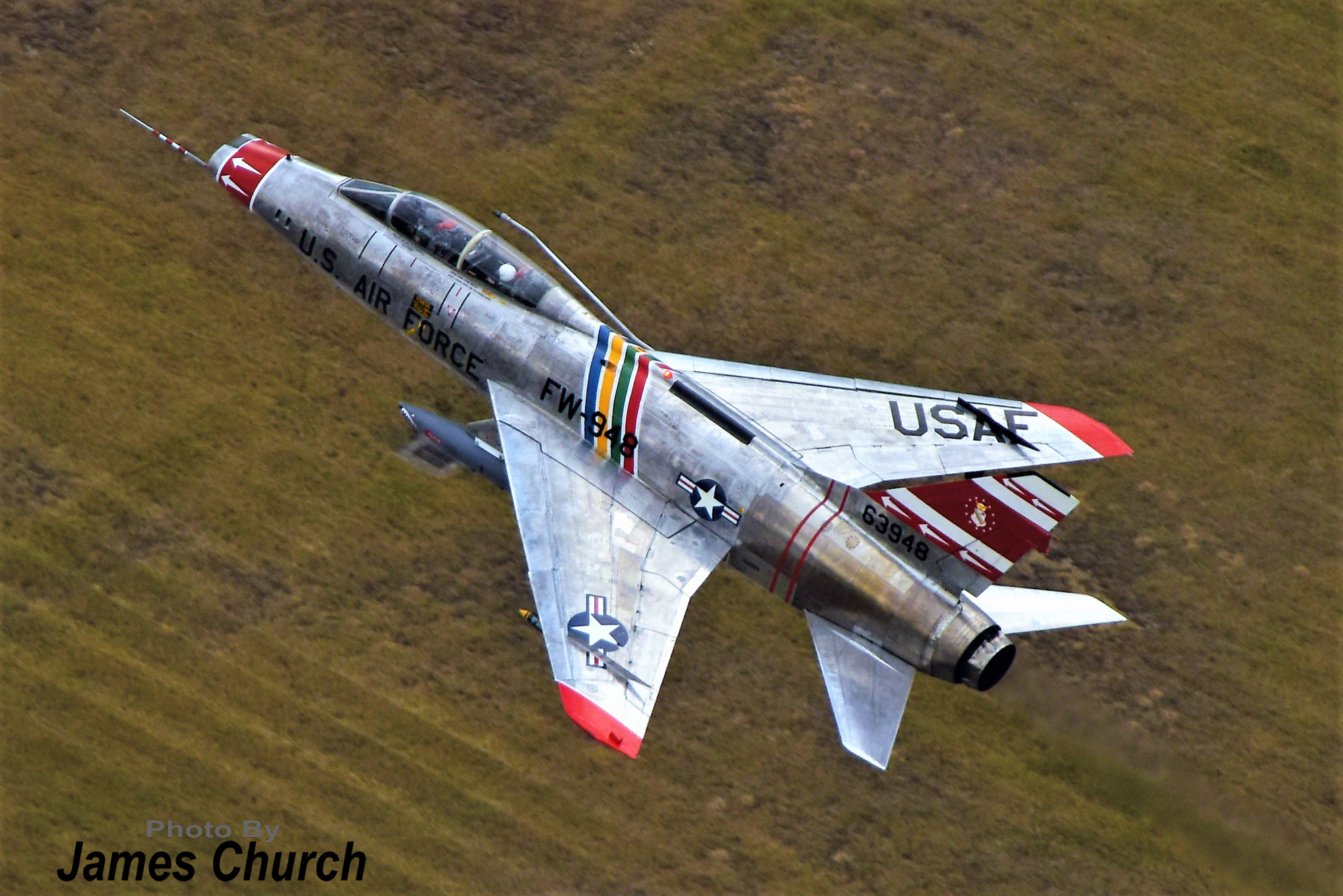 Passing the torch: One of the world's two flying F-100F Super Sabre ...