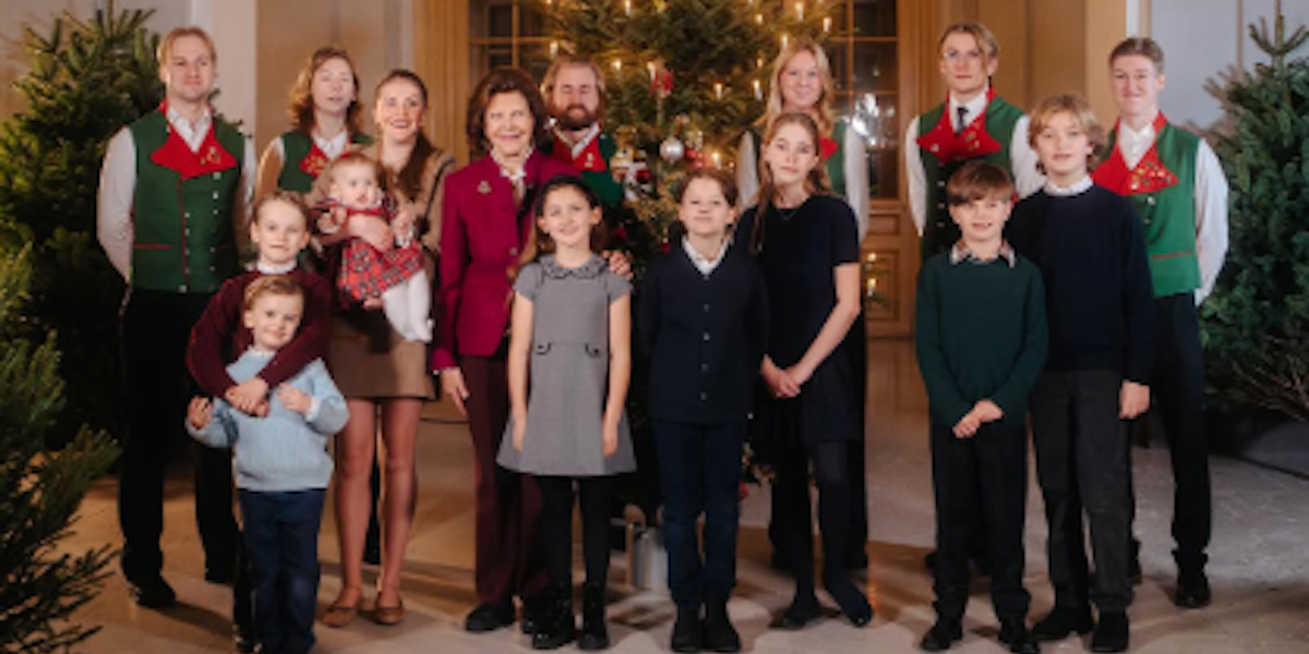 Sweden’s Queen Silvia trims the Royal Palace Christmas tree with her ...