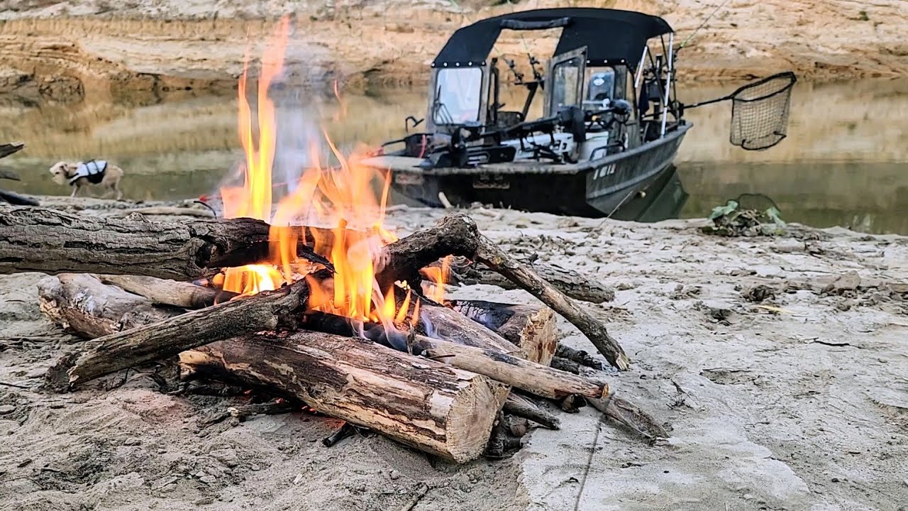 Remote river camping: 2 night fishing trip